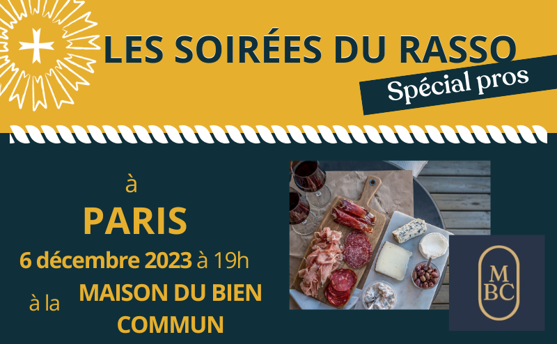 Soirée du RASSO à PARIS en partenariat avec la Maison du Bien Commun